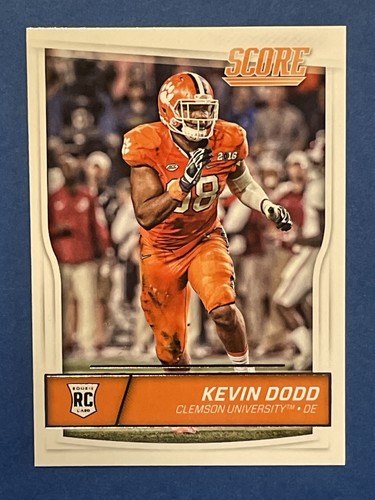 Kevin Dodd 2016 Score Rookie #403 Clemson Tigers | eBay