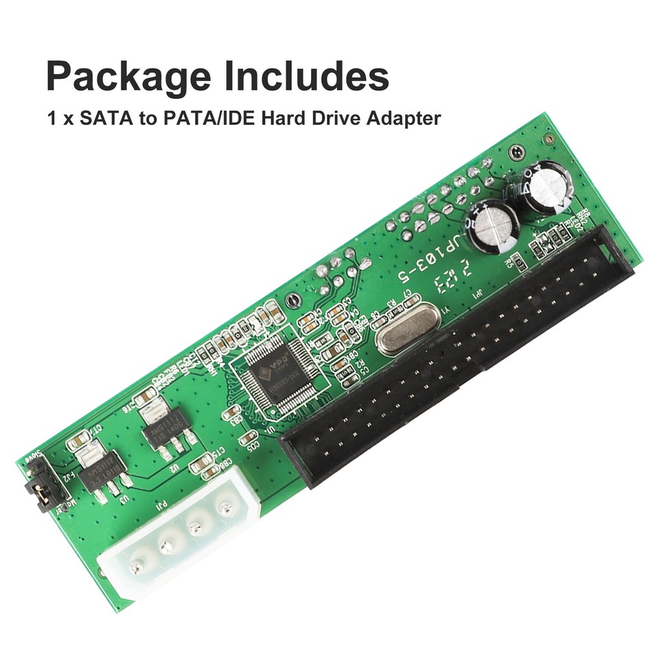 SATA to PATA IDE Hard Drive Adapter Converter 3.5" HDD Parallel to ...