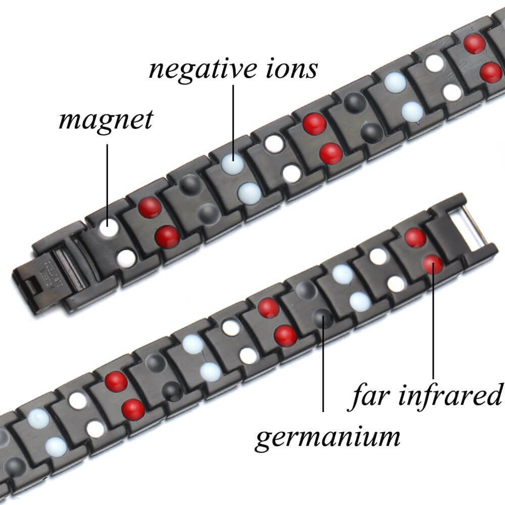 Gorgeous Magnetic Bracelet 4 Elements Balance Energy Arthritis Pain ...