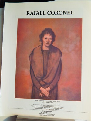RAFAEL CORONEL ART PIECES VTG ORIG 1984 ADVERTISEMENT | eBay