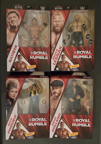 WWE Elite Collection Royal Rumble 4 Set Virgil BAF Lesnar Phoenix Ridge ...