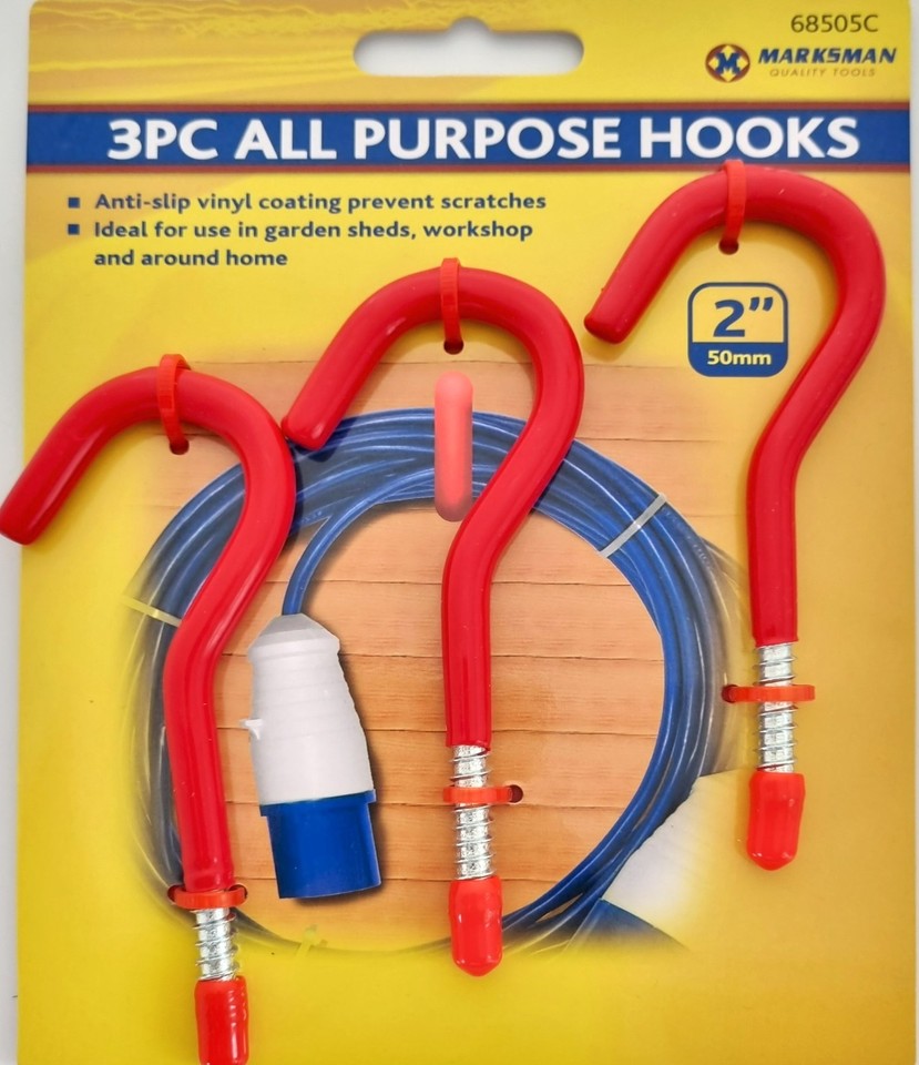 Hanging Hooks Cup Hooks Heavy-duty Hook Storage Hooks Vinyl Coated ...