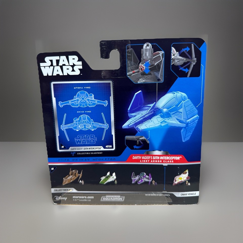 Star Wars Micro Galaxy Squadron ⚡Darth Vader's Sith Interceptor ⚡️RARE ...
