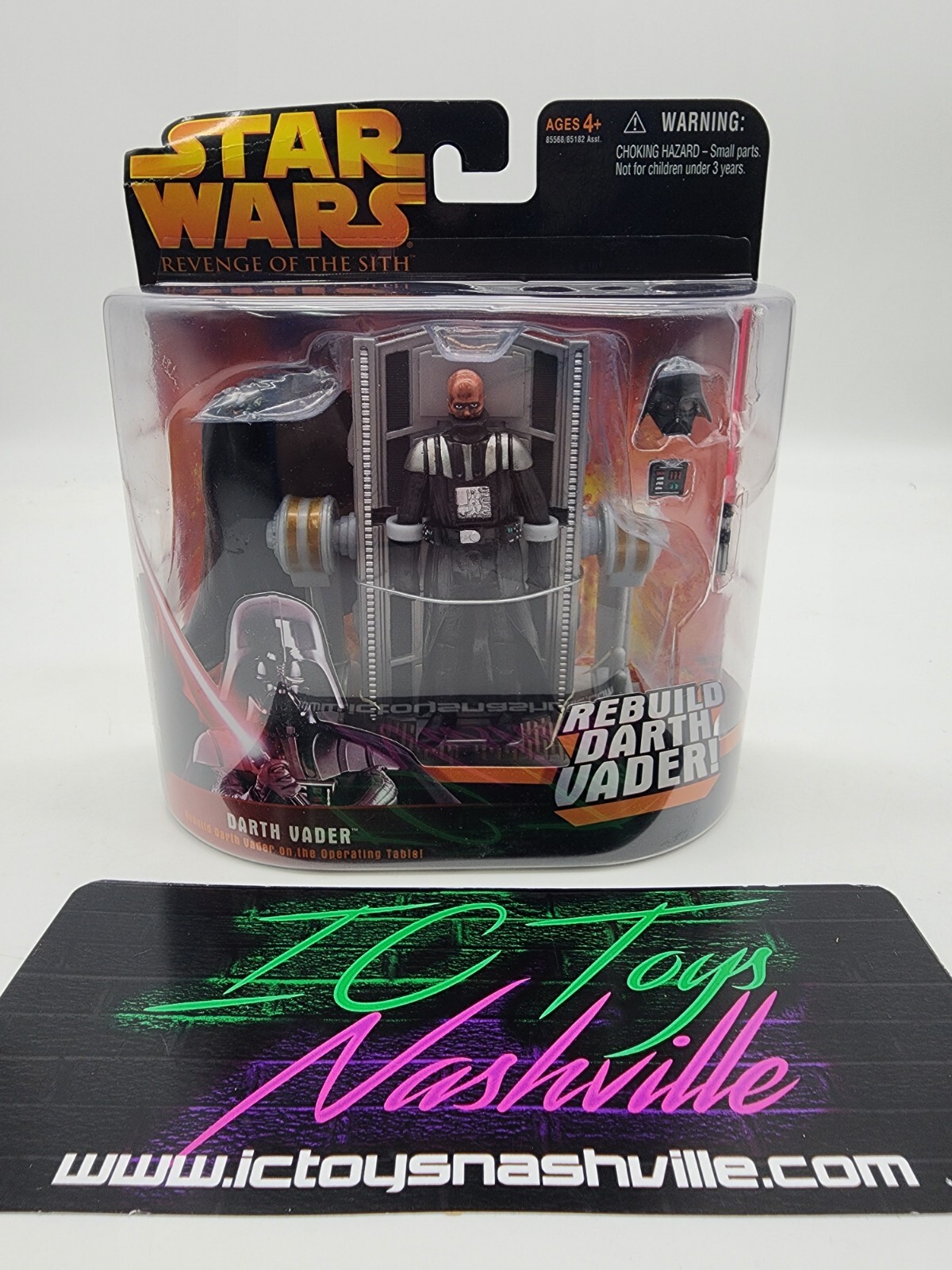 New Star Wars Revenge of the Sith Darth Vader Rebuild Action Figure ...