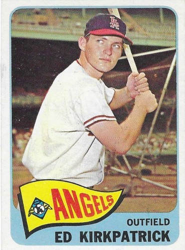 1965 TOPPS - #393 ED KIRKPATRICK (ANGELS)!! GREAT CARD!! | eBay