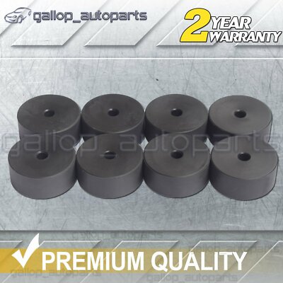 8 x POLYURETHANE BODY LIFT BLOCKS 60mm Diameter x 25mm High FIT TOYOTA ...
