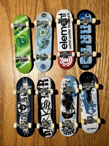 Element Tech Deck lot of 8 skateboards 96mm fingerboards rare vintage ...
