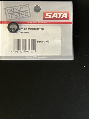 SATA Jet Air Micrometer Seal (3970) & 3ML Gun Lube