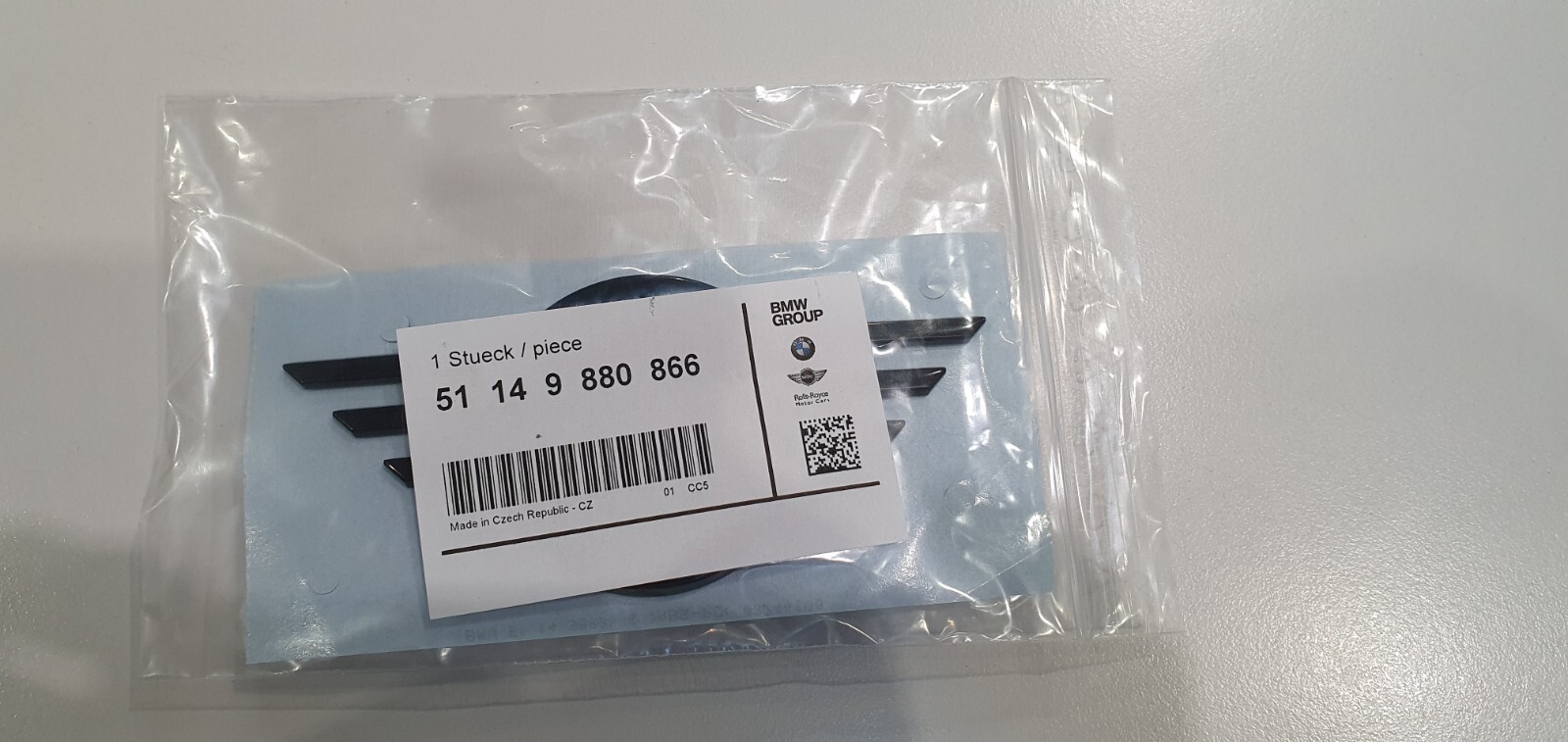 Brand New Genuine MINI F55 F56 F57 Piano Black Rear Wing Badge ...