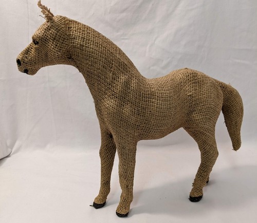 vintage Burlap horse BOHO DECOR animal Decoration Farm Birthday Party ...