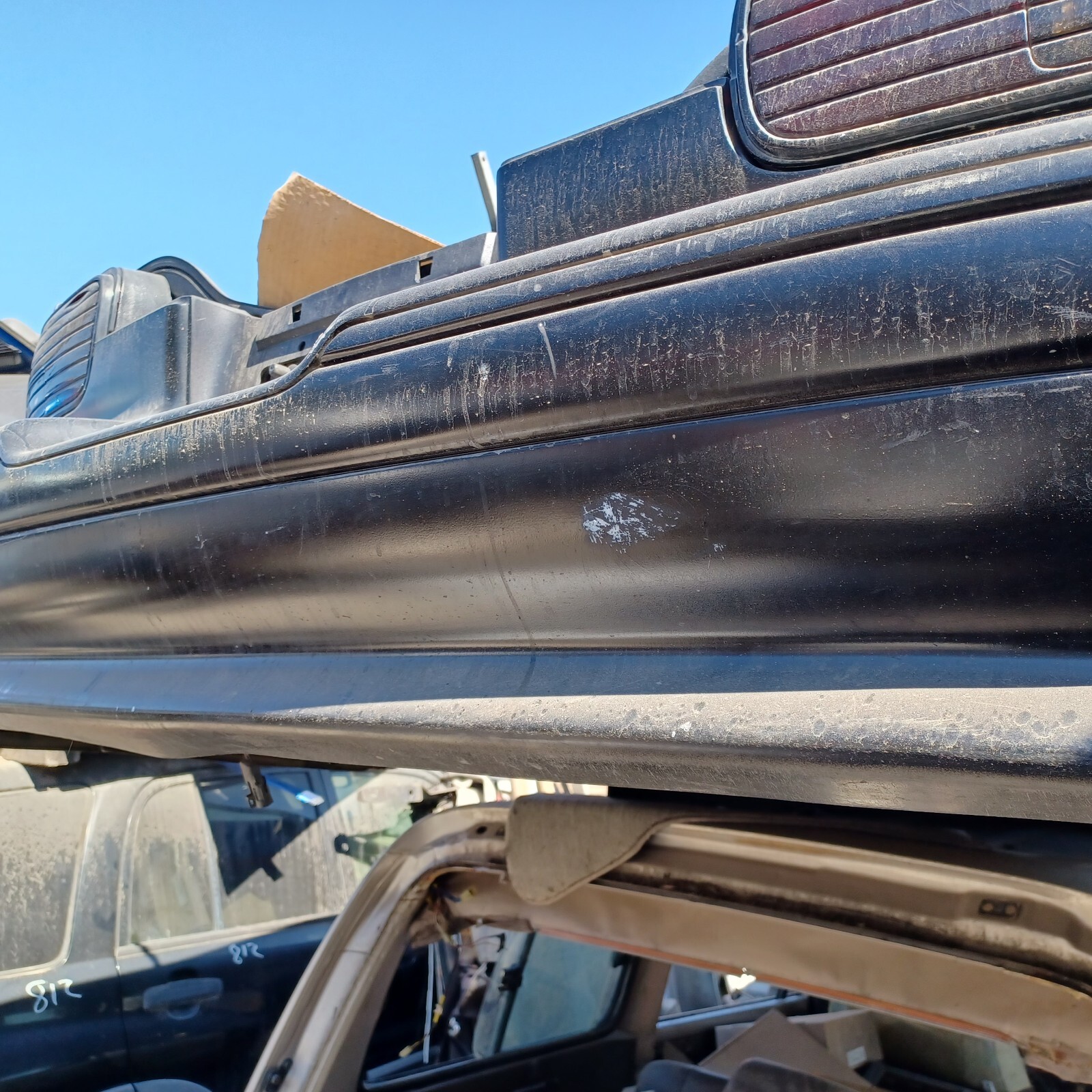 94 95 96 Impala SS Rear Bumper USED Black Imperfections Damaged cover ...