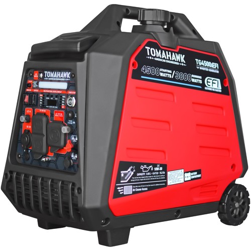 4500 Watt Inverter Generator Electronic Fuel Injection EFI Super Quiet ...