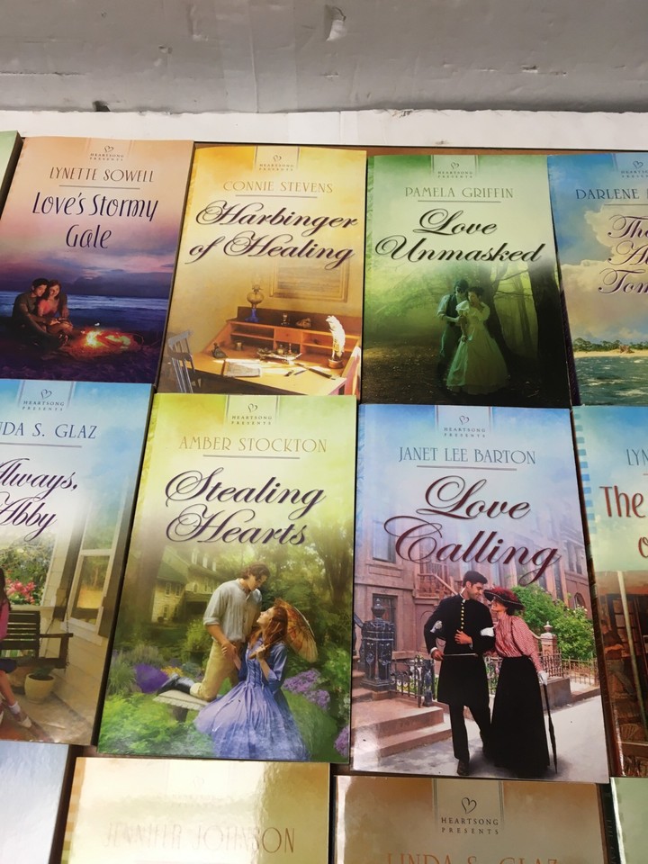 Lot of 28 Heartsong Presents Romance Novels Books Mixed Authors 2012 ...
