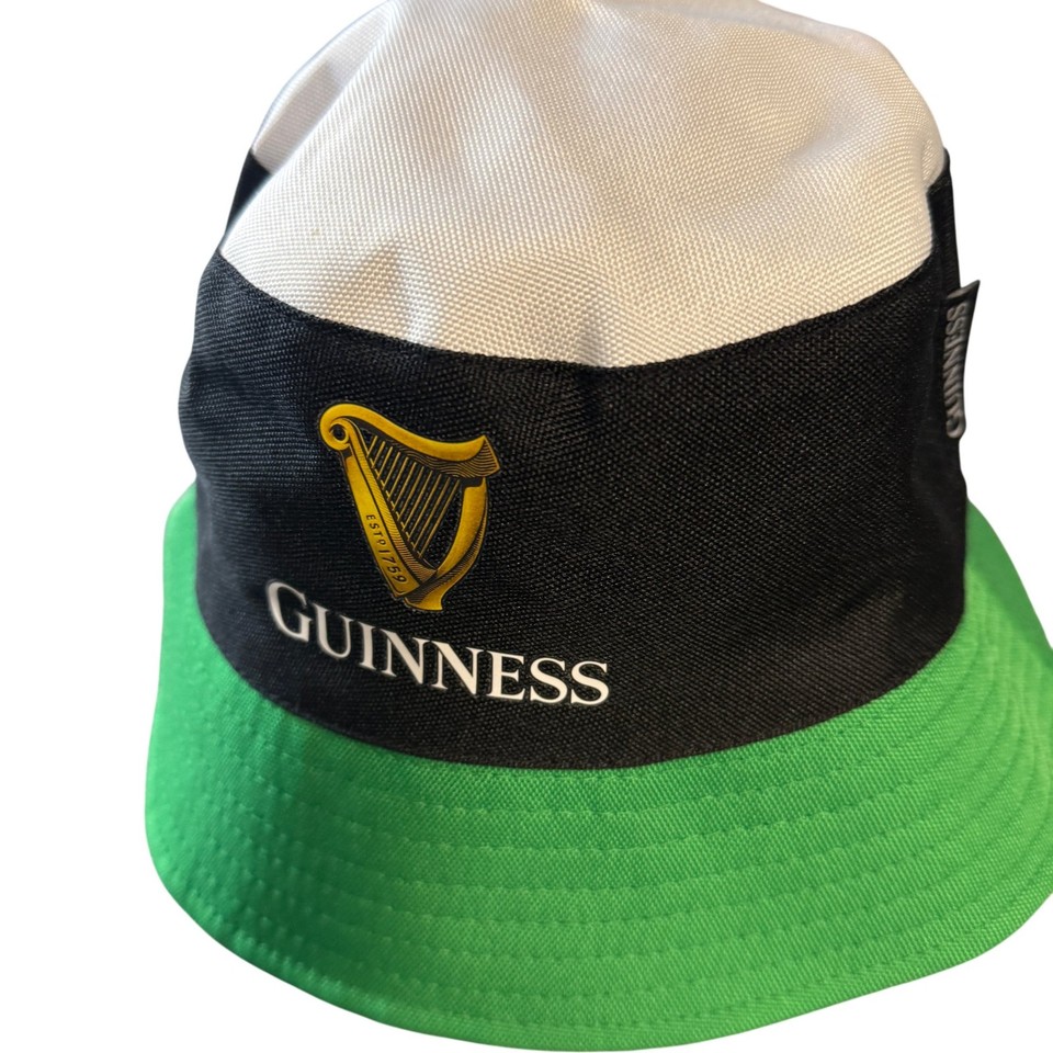Guinness Bucket Hat Men's One Size Multicoloured Logo Casual | eBay UK