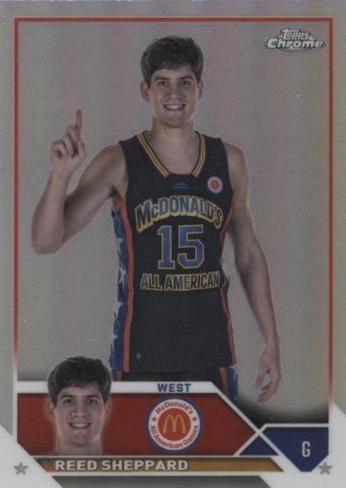 2023 Topps Chrome McDonald's All American - Reed Sheppard #70 Refractor ...