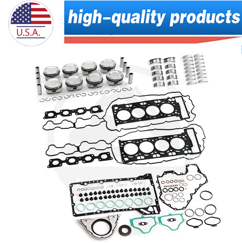 Full Engine Rebuild Kit N63 for BMW 750i X5 X6 650i F06 F12 .4L 278030 ...