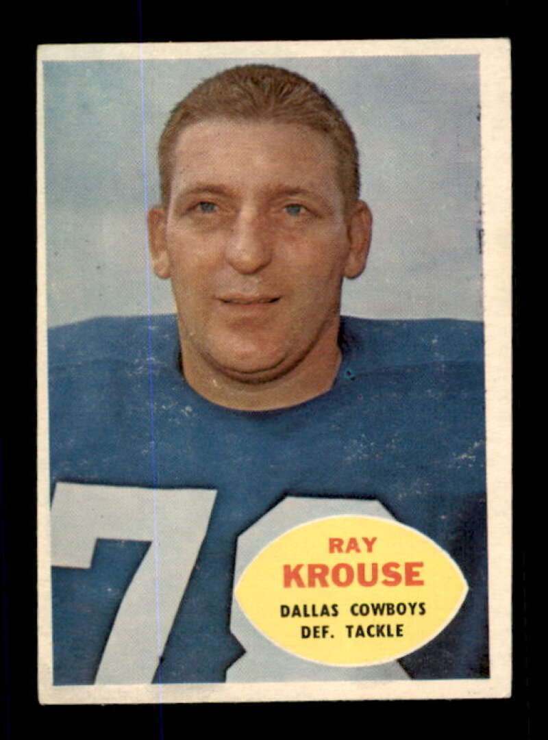 1960 Topps #40 Ray Krouse EX/EX+ Cowboys 550991 | eBay
