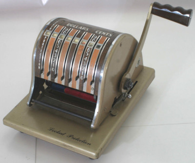 Paymaster Check Writer Machine Series X-2000 Key & Cover Vintage '62 C ...