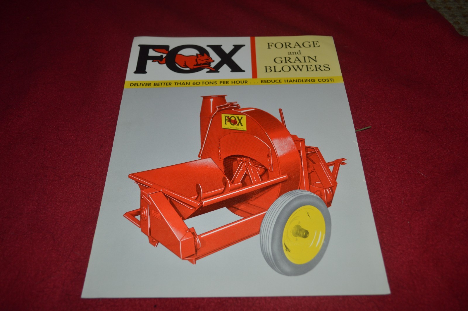 Fox Forage & Grain Blowers Dealers Brochure YABE10 | eBay