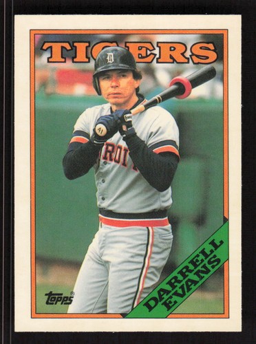 1988 Topps Tiffany Set-Break #630 Darrell Evans Detroit Tigers | eBay