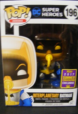 FUNKO POP! #196 INTERPLANETARY BATMAN 2017 SUMMER CONVENTION EXCLUSIVE ...