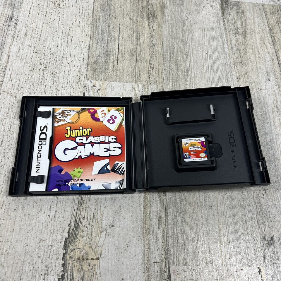 Junior Classic Games (Nintendo DS, 2009) Complete / Tested 814290010065 ...