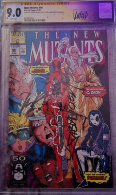 The New Mutants (Vol. 1) 98! SS CGC 9.0! Signed by Rob Liefeld & Fabian Nicieza! | eBay