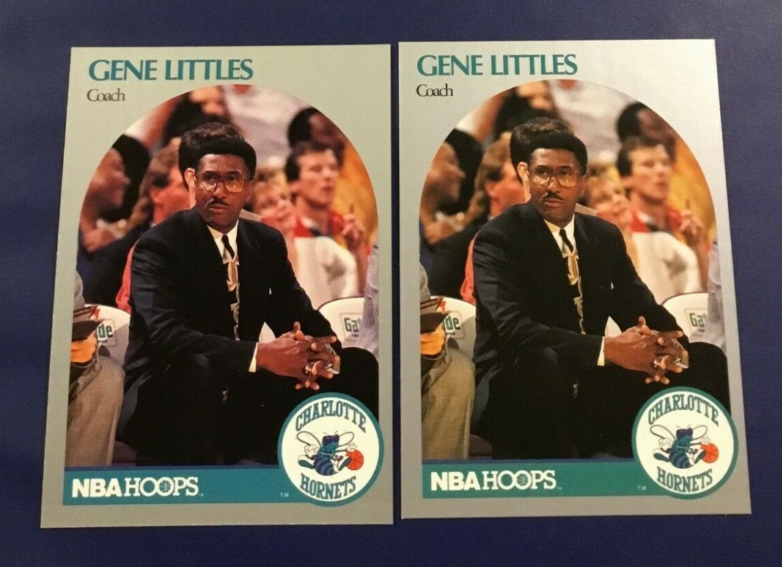 1990-91 Hoops # 307 GENE LITTLES Coach Lot 2 Charlotte Hornets | eBay