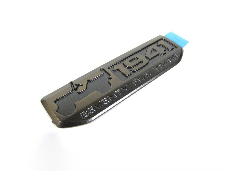 16-18 JEEP 1941 75 YEAR ANNIVERSARY WILLYS EMBLEM NAMEPLATE BADGE MOPAR ...