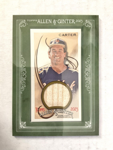 GARY CARTER - 2023 Topps Allen & Ginter Framed Mini Relic - Mets #MFR ...