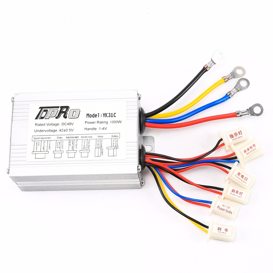 24V 36V 48V 1800W 800W 500W Electric Speed Controller Box Brush ...