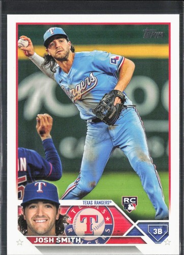 2023 Topps #37 Josh Smith Rookie Texas Rangers RC | eBay