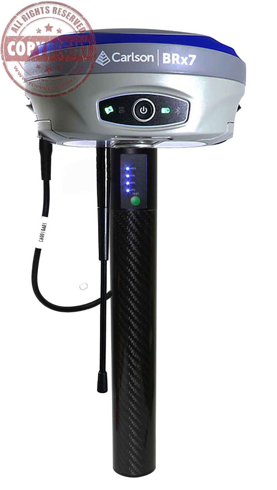 TPI POWERSTICK EXTERNAL BATTERY FOR CARLSON BRX7 GPS BASE, ROVER, RTK ...