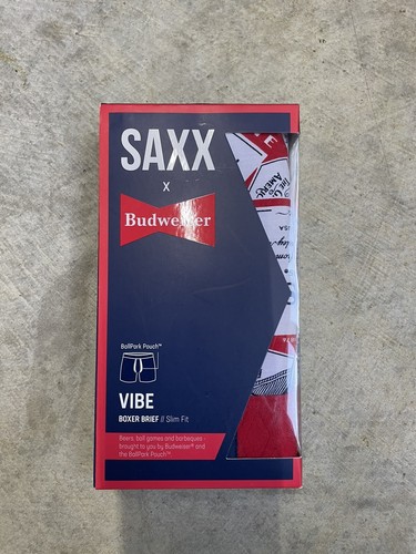 Saxx x Budweiser Vibe Boxer Briefs Mens New Medium, Large | eBay