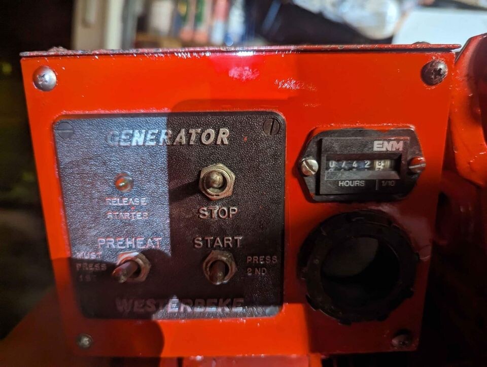 Westerbeke 100 Btd 10 Kw Marine Diesel Generator 60 Hz With Sound