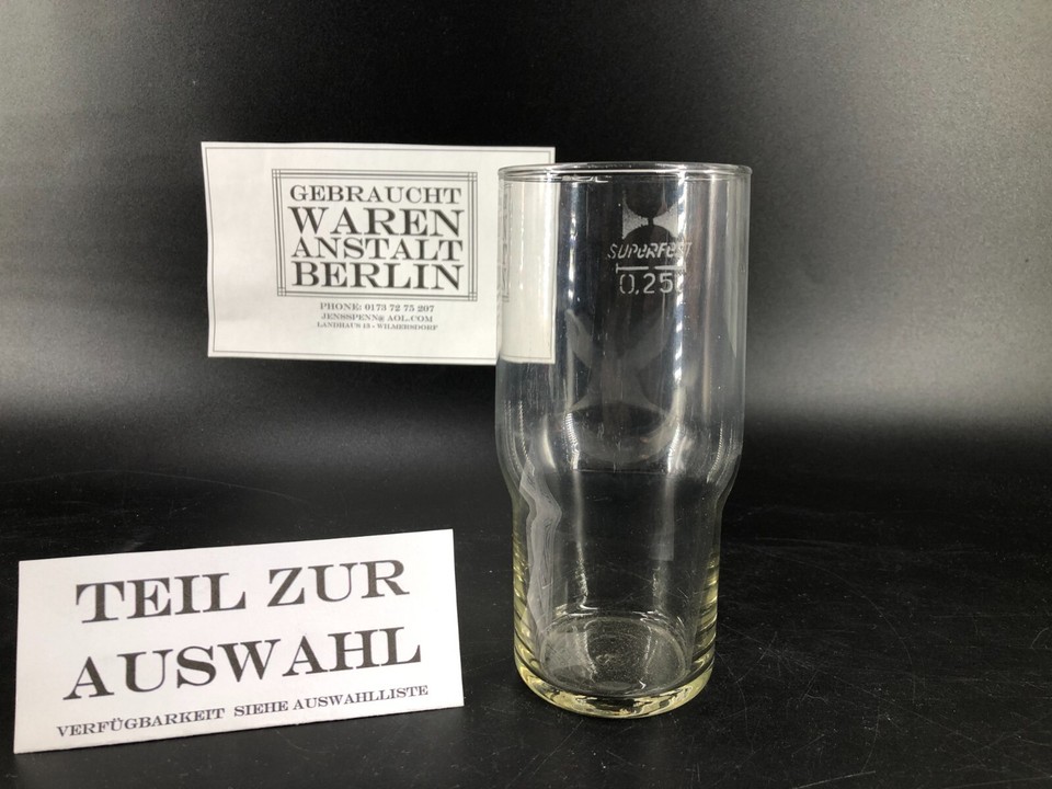 Superfest Glas DDR Kult Design ️AUSWAHL z TOP PREIS ️east german GDR ...