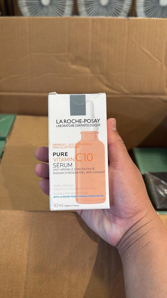 100% orignal La Roche-Posay 10% Pure Vitamin C Serum 3337875660570| eBay