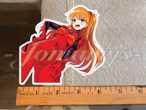 Neon Genesis Evangelion Asuka Langley Custom Sticker Decal b. Manga ...