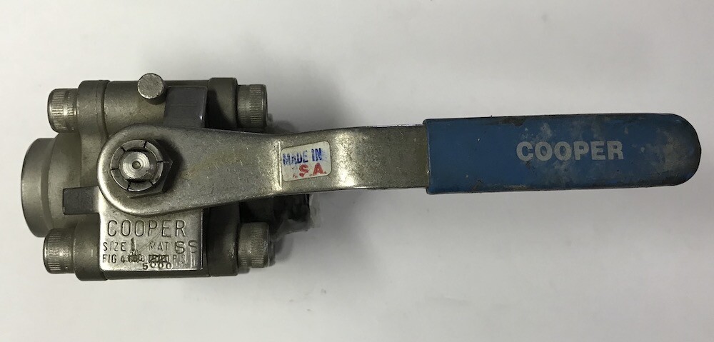 Cooper 3/4" NPT, 5000 PSI Ball Valve | eBay