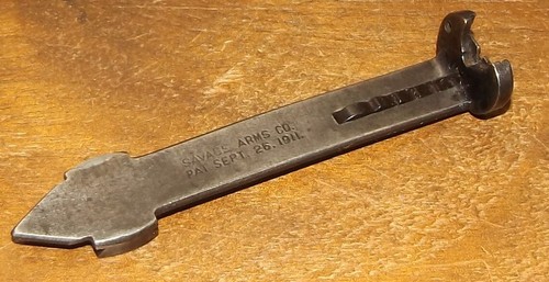 Vintage Savage Steel Rear Rifle Sight W/Elevator Nicely Stamped | eBay