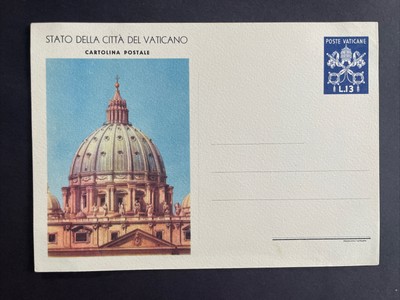 Vatican Stamps - Postal Card