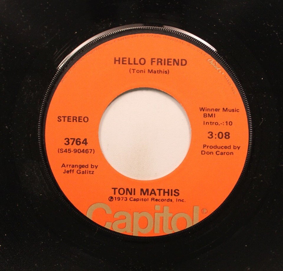 Northern Soul Nm! 45 Toni Mathis - It Takes Too Long To Learn To Live ...