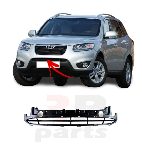 FOR HYUNDAI SANTA FE 09-12 NEW FRONT BUMPER LOWER CENTER GRILLE 86512 ...