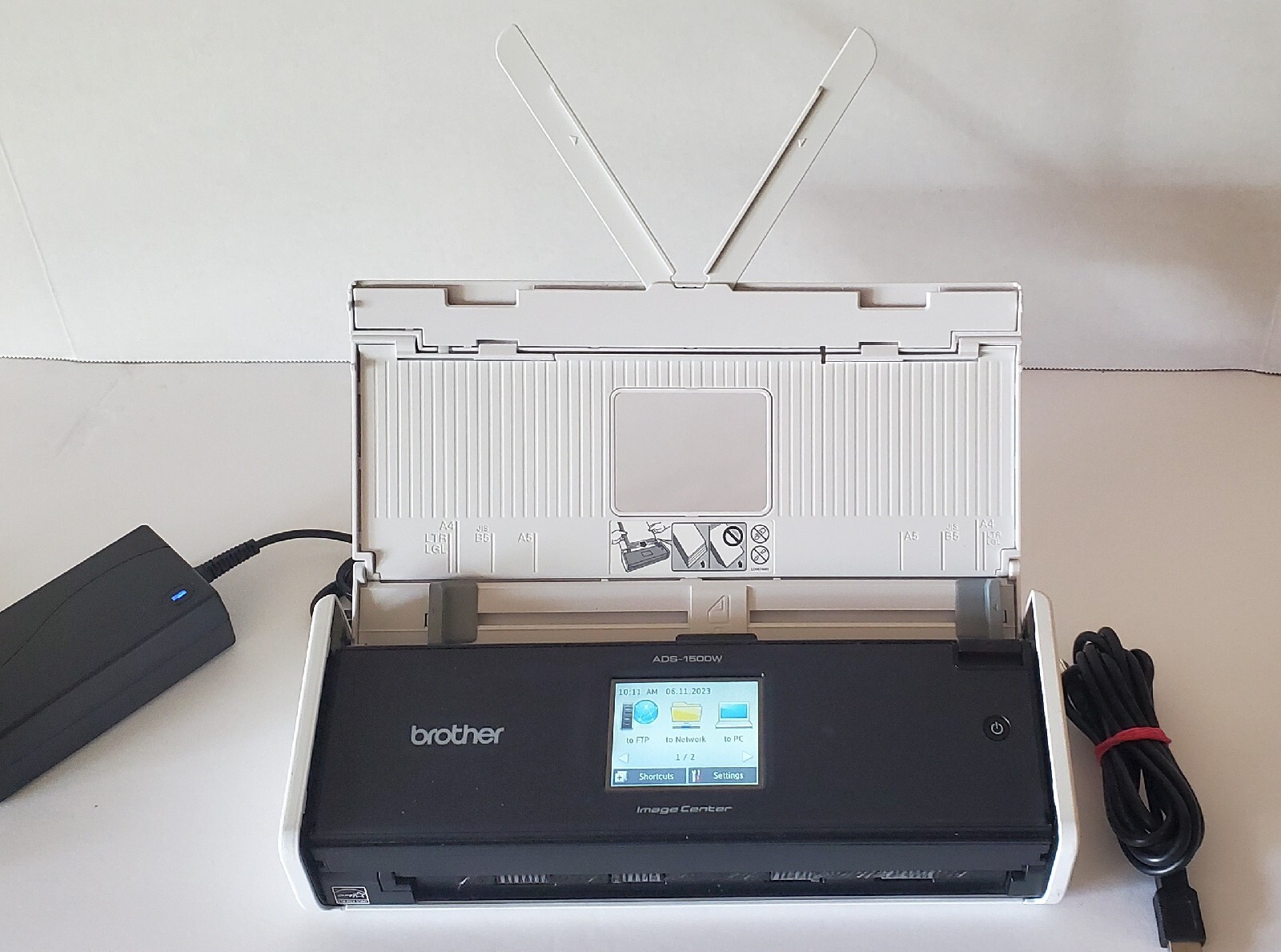 Brother Image Center ADS-1500W Document Scanner Wifi Tested Free ...