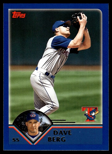 2003 Topps #512 Dave Berg Toronto Blue Jays | eBay