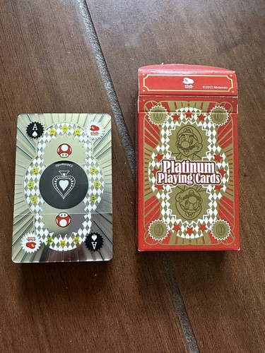 Platinum Playing Cards Official Club Nintendo Collection Rewards | eBay