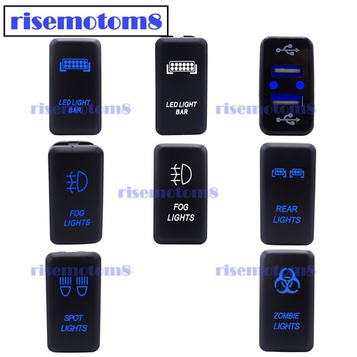 Fit Toyota FJ Cruiser Tacoma Tundra Push Button Rocker Switch USB ...