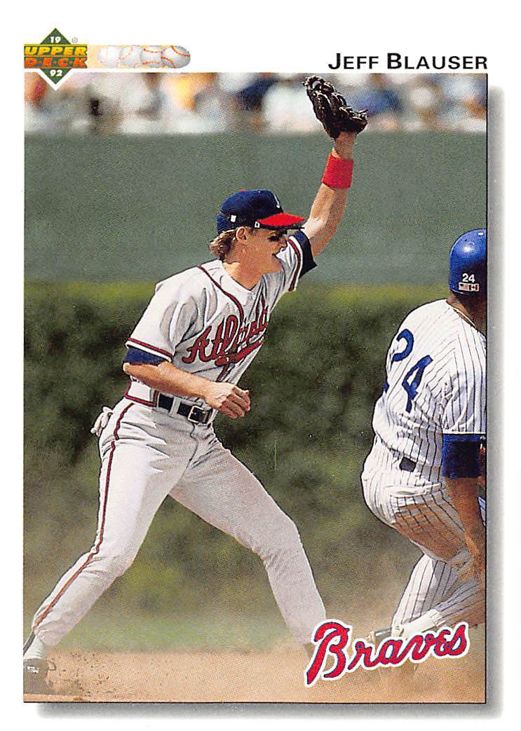 Jeff Blauser 1992 Upper Deck 370 Atlanta Braves BASEBALL Card | eBay