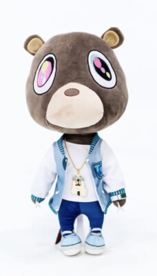 Kanye West Graduation Bear | Plush Toy | Rare | Ye | GOAT | Pink Polo ...