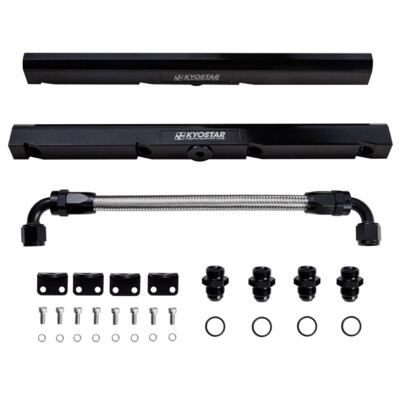 New Billet Fuel Rail Kit LS For OE GM Stock Intake Manifold LS1 LS6 V8 ...